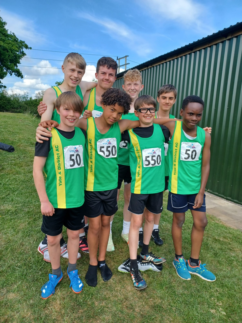 boys relay - YATE & DISTRICT ATHLETIC CLUB